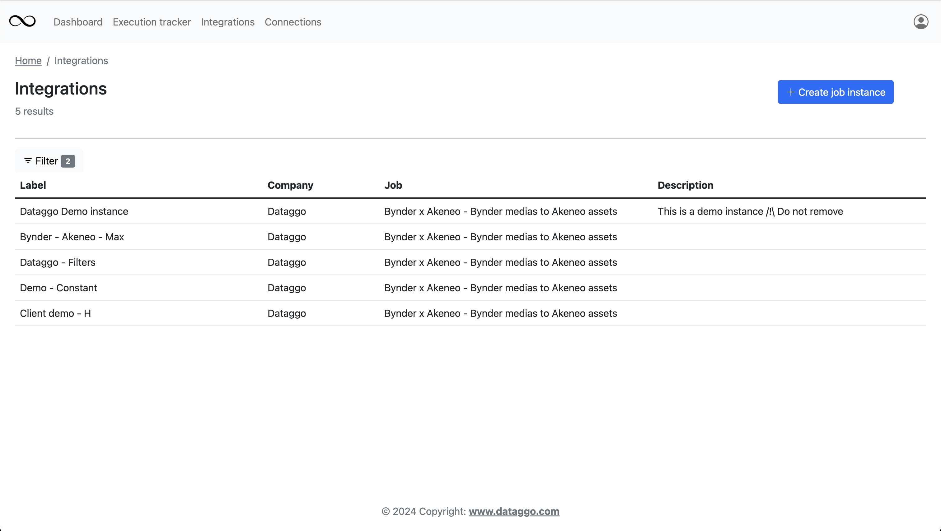 How to configure - Dataggo